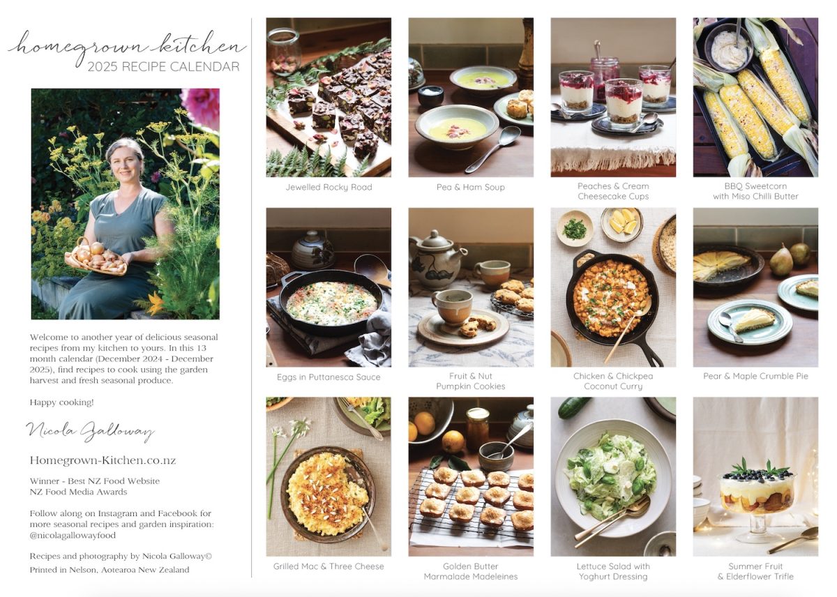 HOMEGROWN KITCHEN Recipe Calendar – Homegrown Kitchen Shop